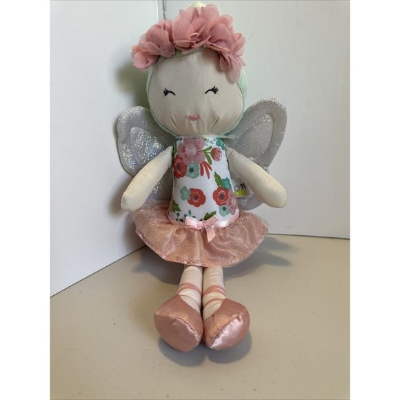 Toys | Go Goldburg Floral Fairy Chime Rattle Crinkle Wings Activity ...